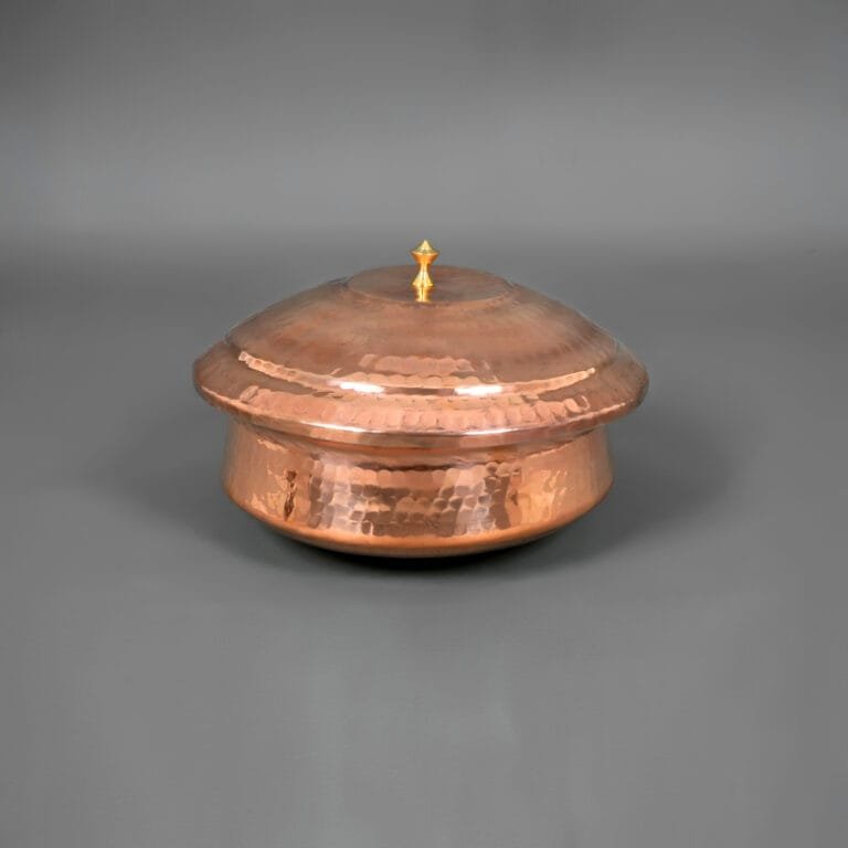 Copper cooking Pot (Lagan) with Lid - Copper Brazier