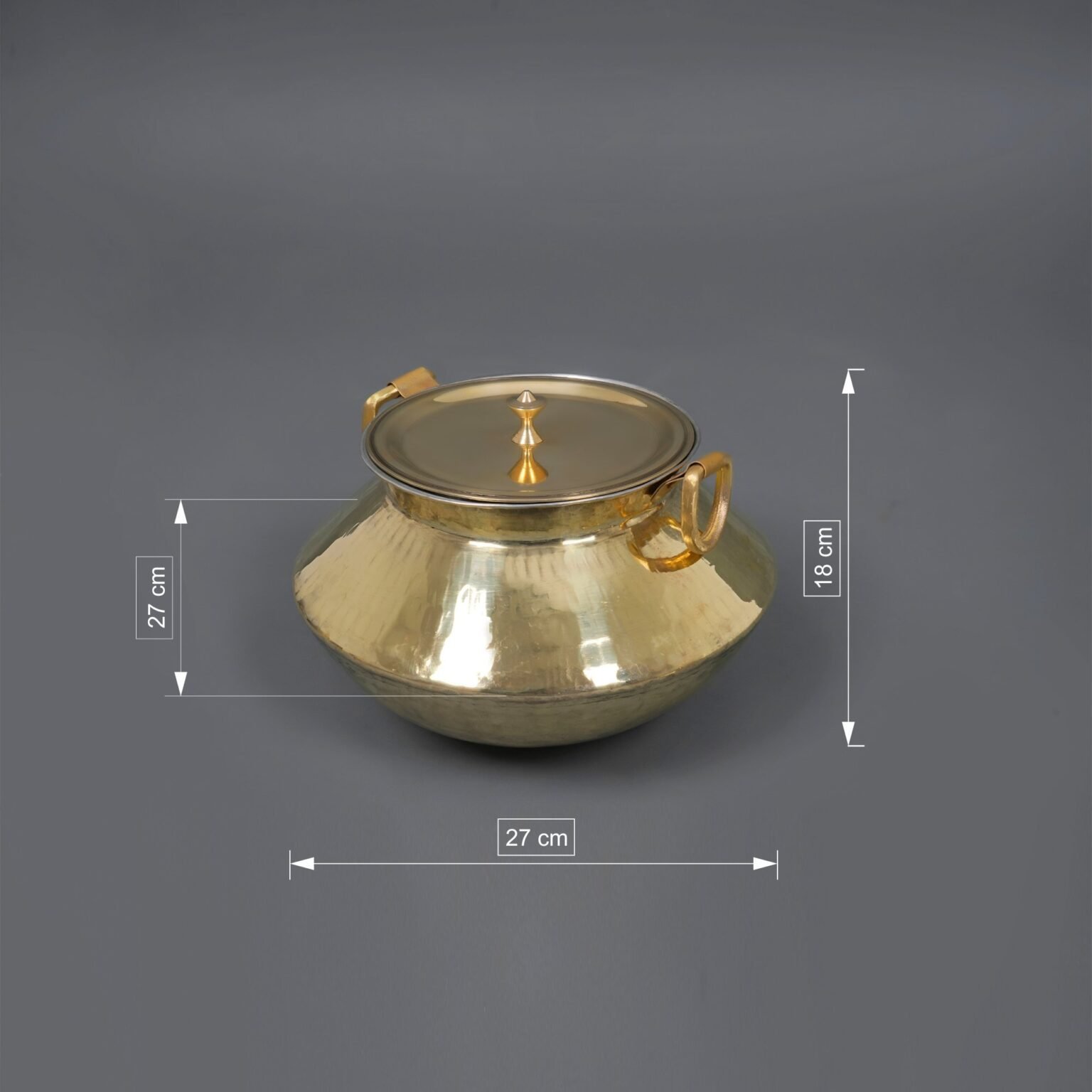 Artisanal Brass Handi (Biryani Vessel) - Copper Brazier