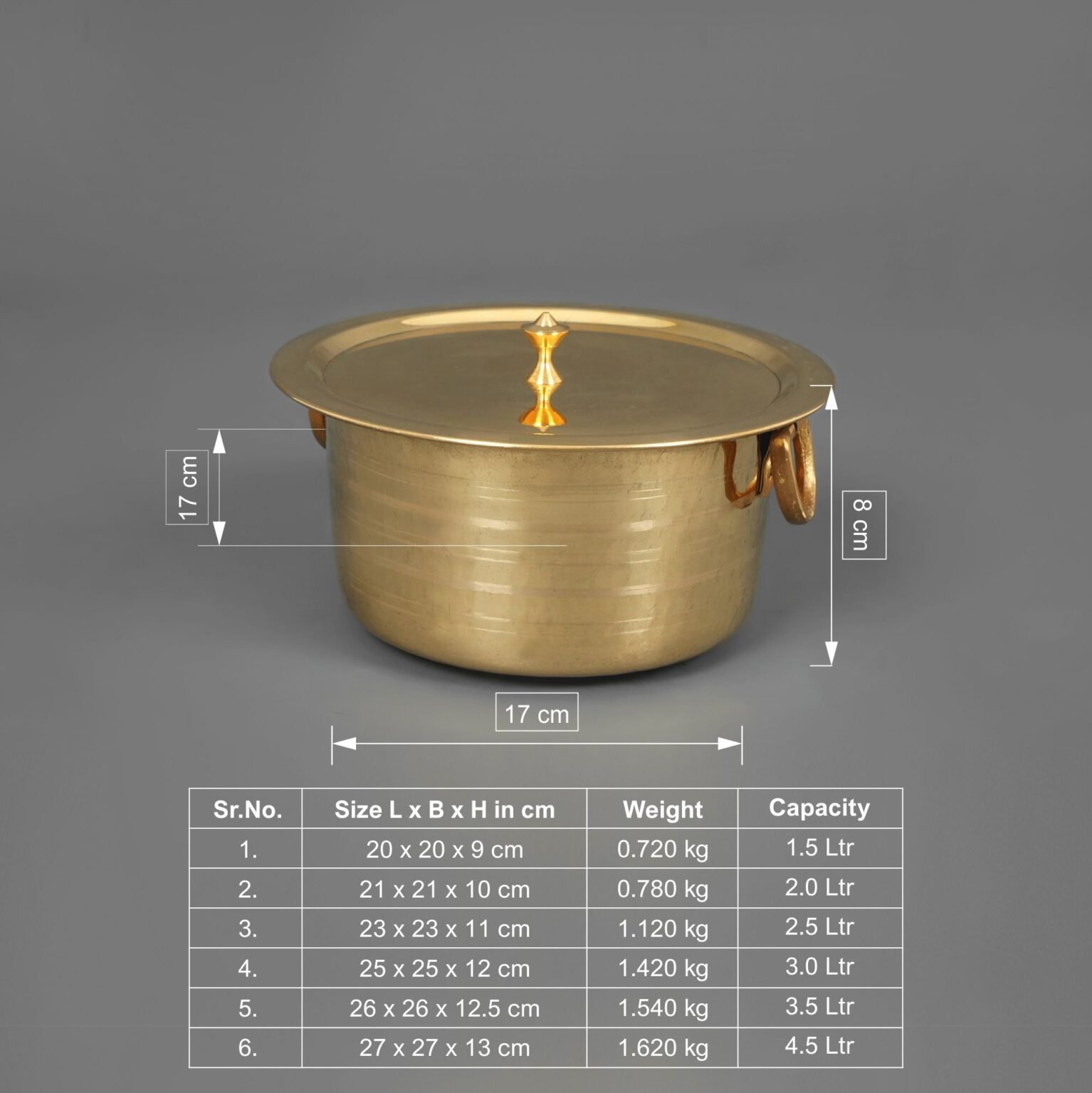 Tin lined Brass Stock Top ( Patila / Topia) - Copper Brazier